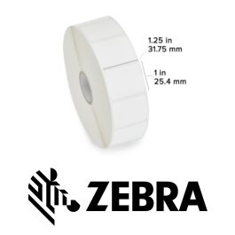 Zebra 10010038 Z-Select 4000D Direct Thermal Paper Label - 1.25" x 1 ...