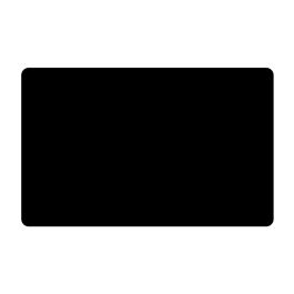 Black PVC Card, CR80 Size, 30 mil, Graphics Quality